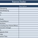 Expense, Mileage & Time Tracker Spreadsheet Annual Summary Self ...