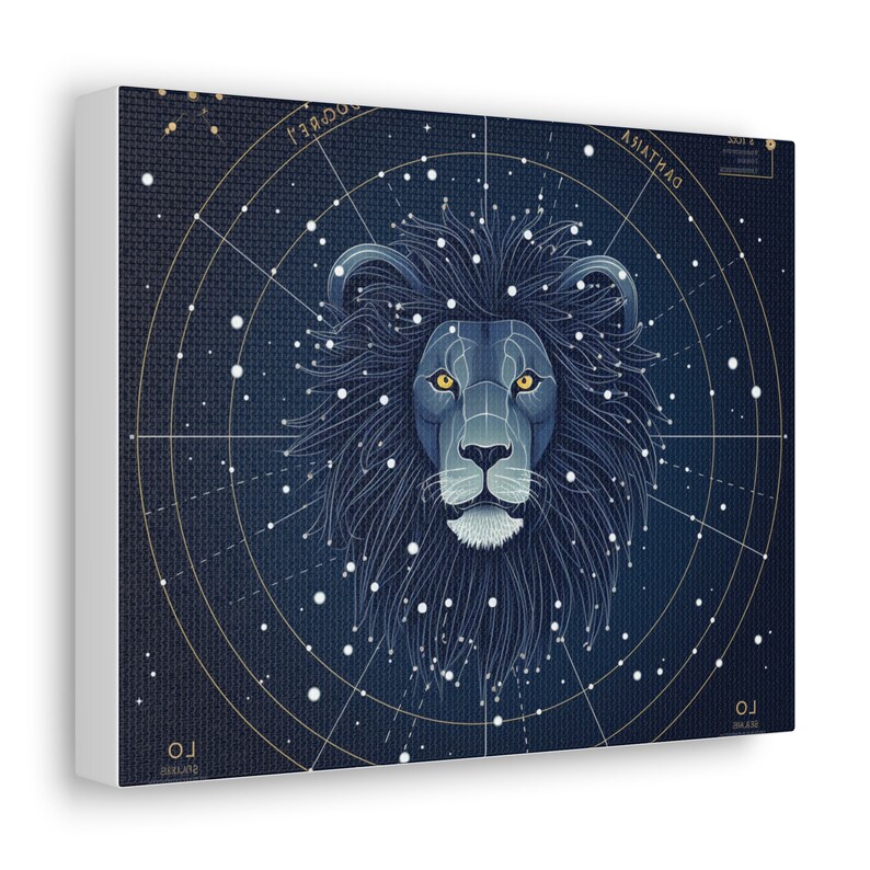 LEO Constellations Unique Art Chart / Map Wall Tapestry, Astronomy ...