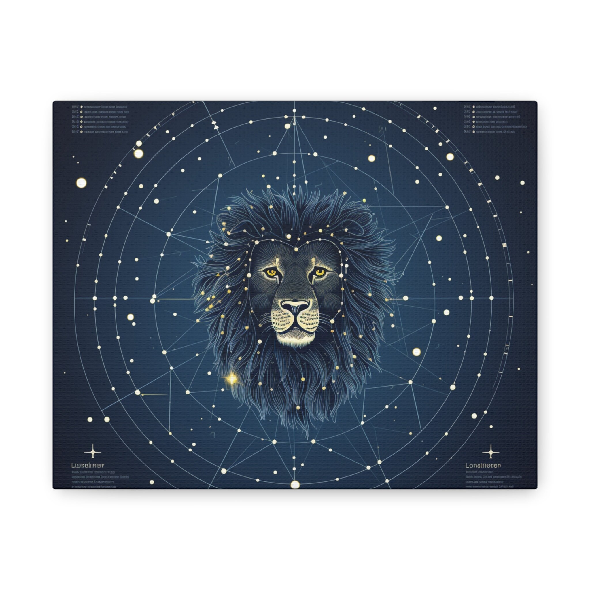 LEO Constellations Unique Art Chart / Map Wall Tapestry - Etsy