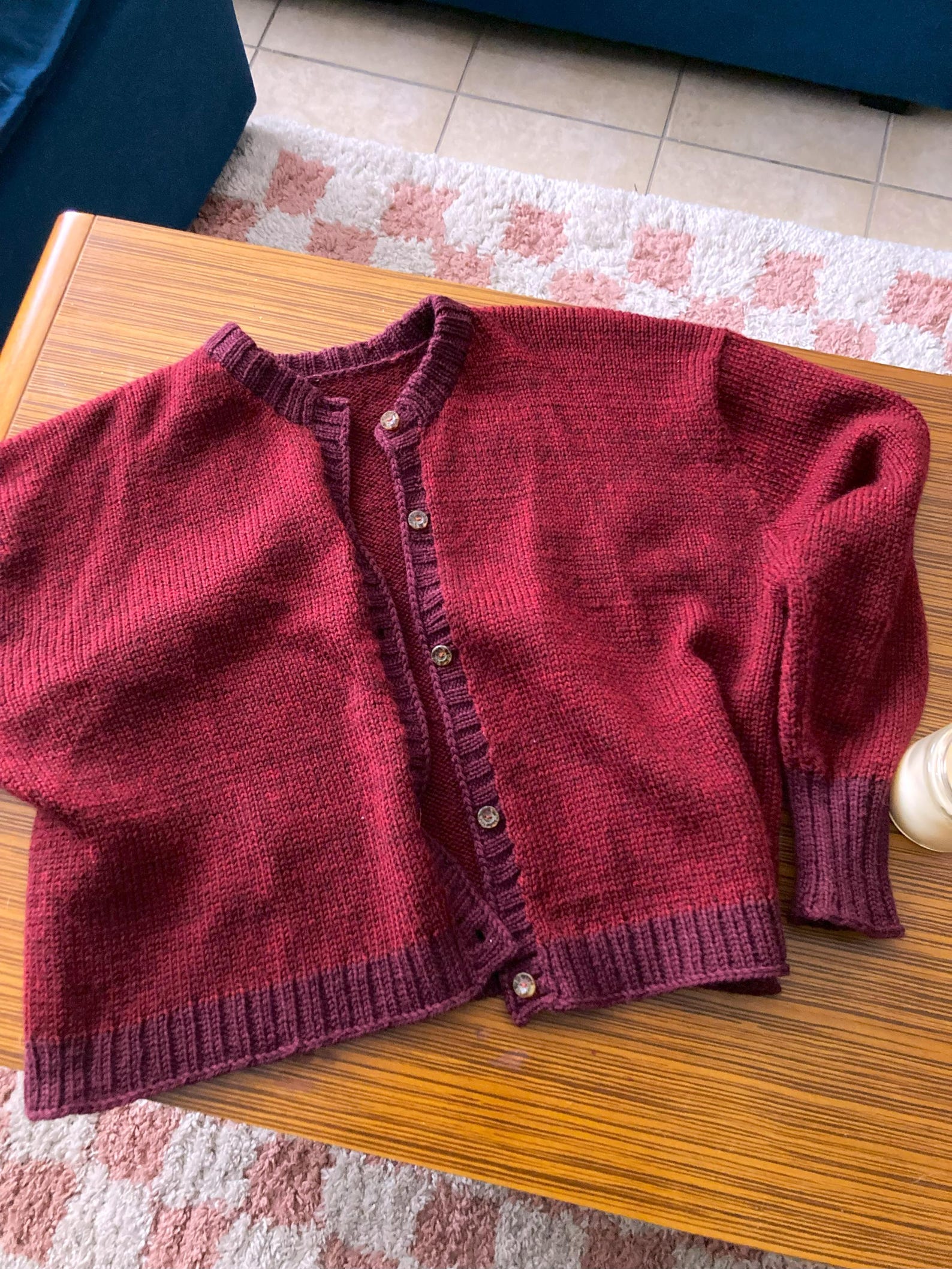 Cranberry Cardigan MACHINE Knitting Pattern With Youtube Tutorial (PDF ...