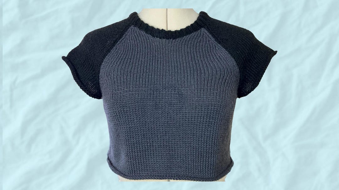 Machine Knit Baby Tee Pattern: Any Size, Youtube Tutorial (PDF Pattern ...