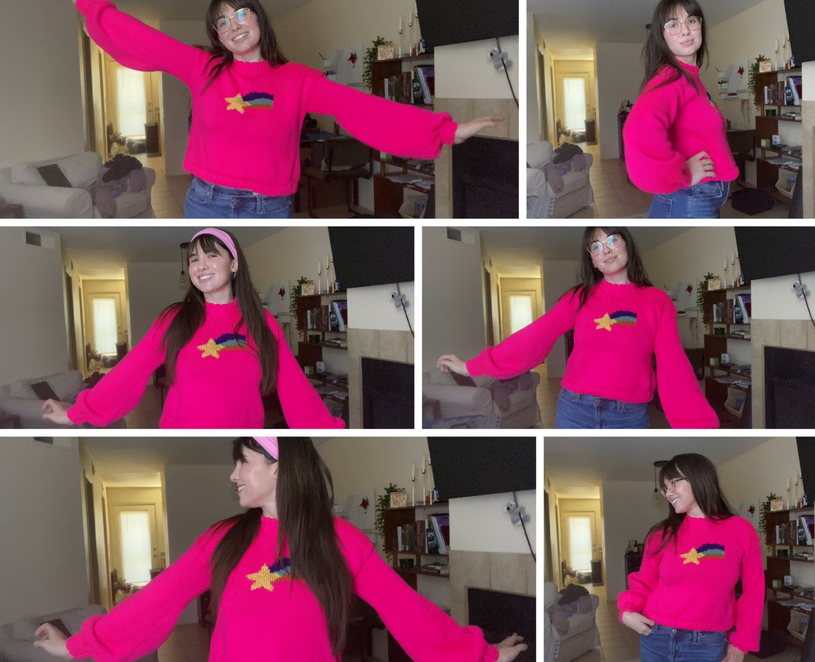 Mable's Star Sweater Machine Knitting Pattern: Gravity Falls Inspired ...