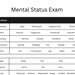 Mental Status Exam Template, MSE Cheat Sheet, Counseling Tool ...