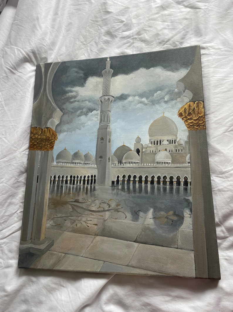 Sheikh Zayed Mosque Painting - Etsy