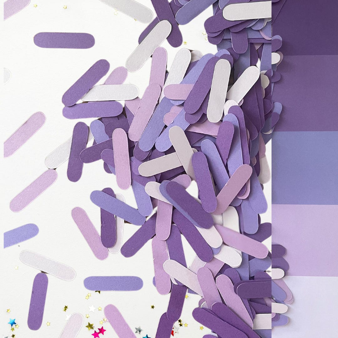 Purple Passion Sprinkle Confetti Shades of Purple Table Scatter| Baby ...