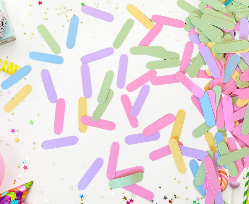 Best Seller – Pastel Sprinkle Confetti Pieces – Cotton Candy Party ...