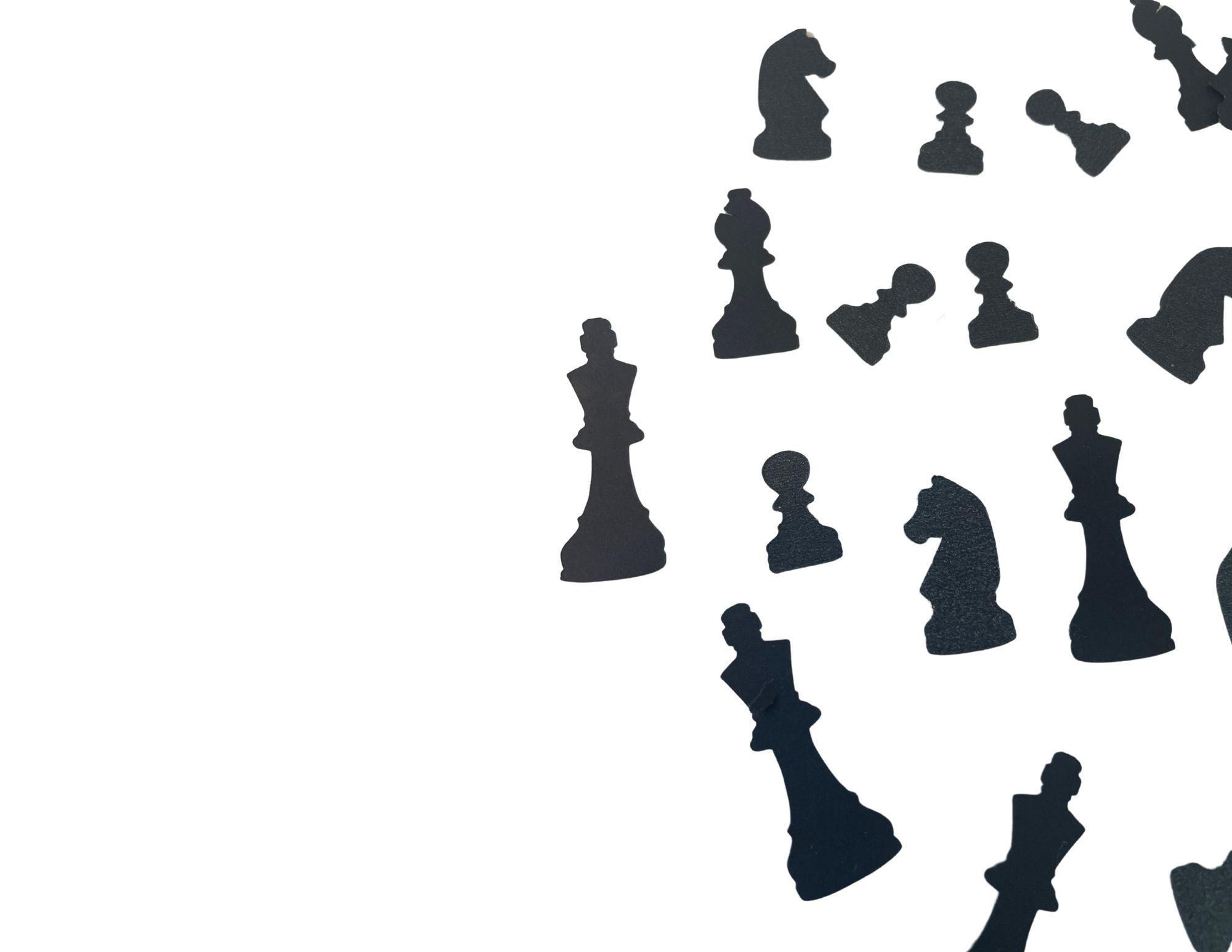 Chess Pieces Confetti | Table Scattered Centerpiece | Chess Theme ...