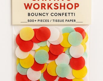 Santa’s Workshop Tissue Confetti – Christmas Gift Filler, Table Scatter ...