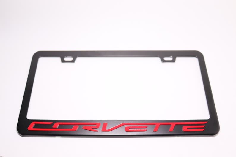 Corvette License Plate Frame - Etsy