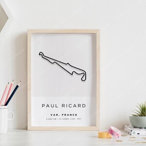 France Formula 1 Circuit Print | Paul Ricard | Digital Download | F1 ...