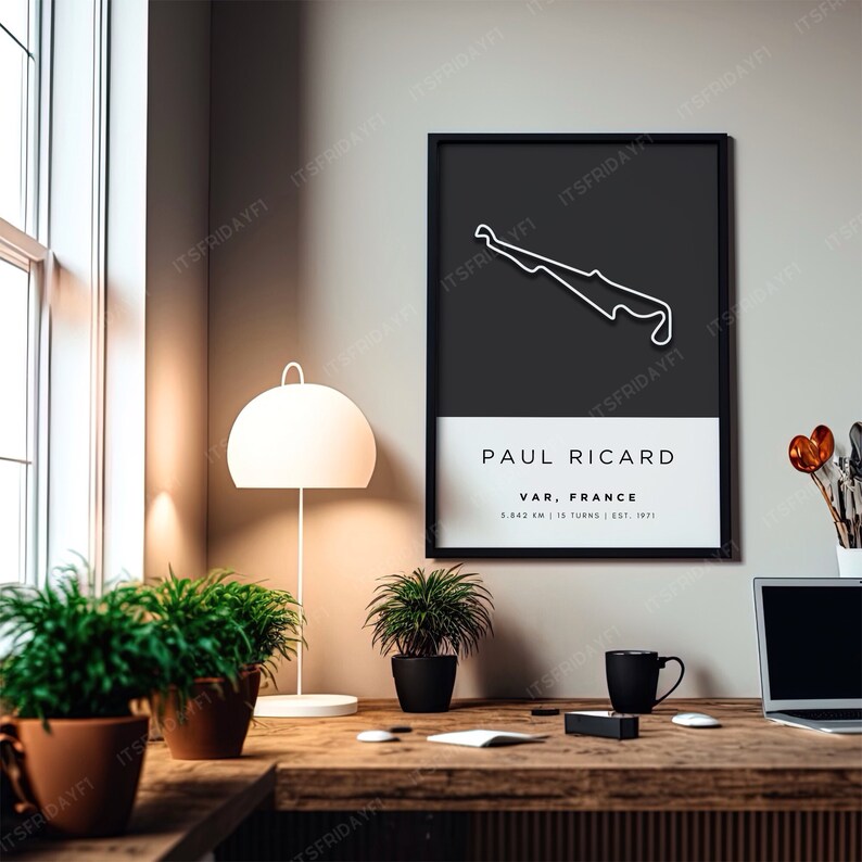 France Formula 1 Circuit Print | Paul Ricard | Digital Download | F1 ...