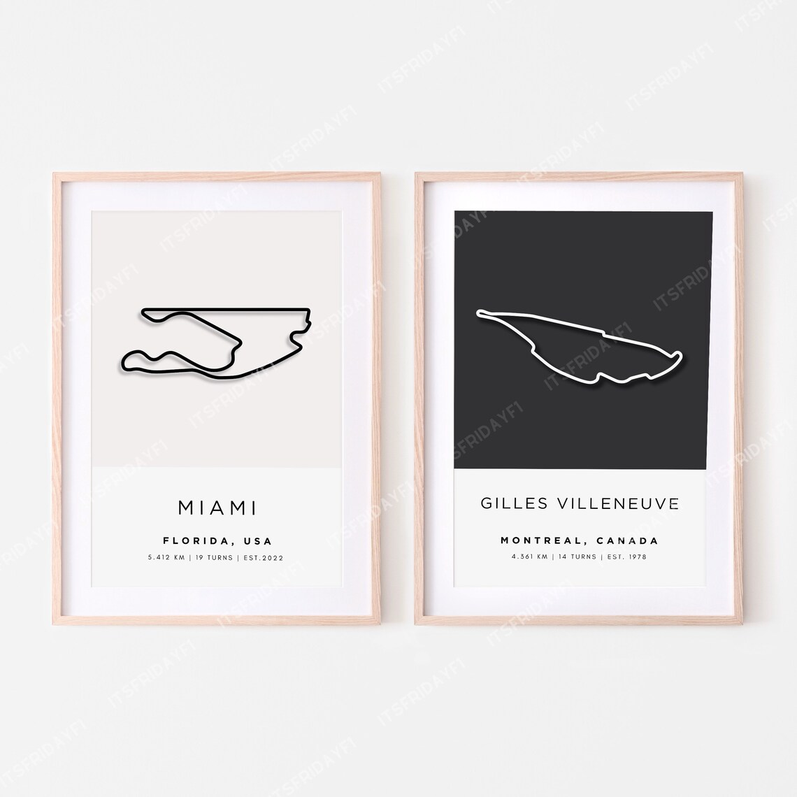 Formula 1 the Americas Track Bundle Prints 6 Circuits Digital Download ...