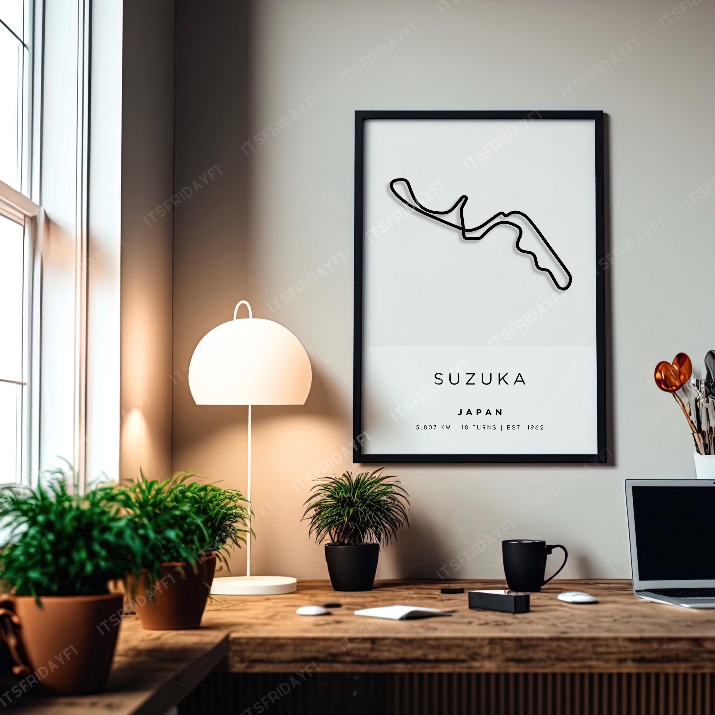 Japan Formula 1 Circuit Print | Suzuka | Digital Download | F1 Track ...