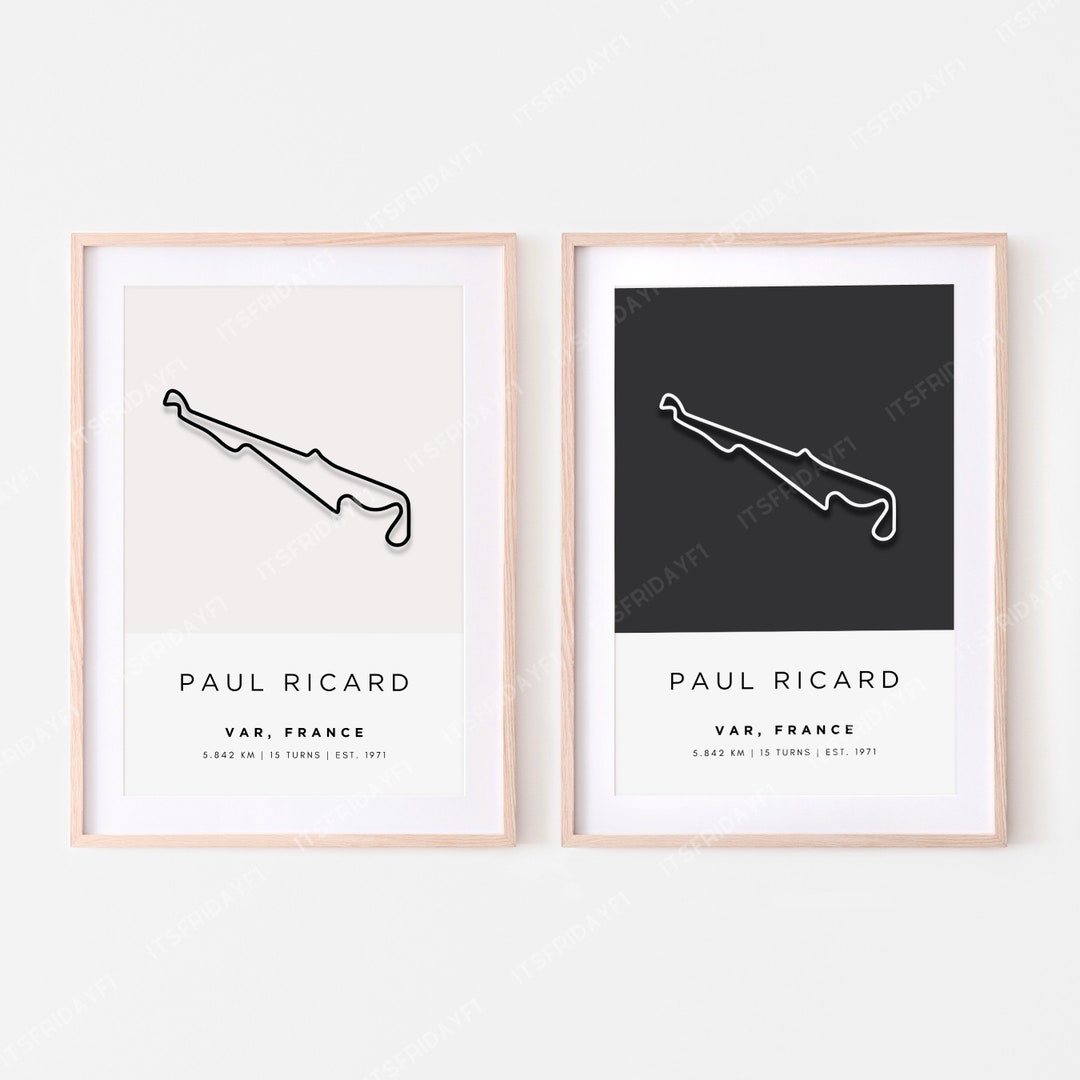 France Formula 1 Circuit Print | Paul Ricard | Digital Download | F1 ...