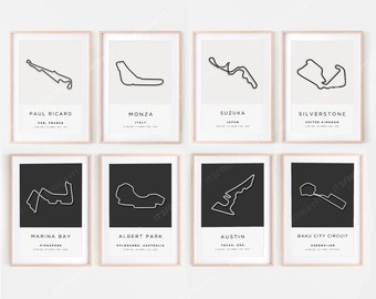 Formula 1 the Americas Track Bundle Prints 6 Circuits Digital Download ...