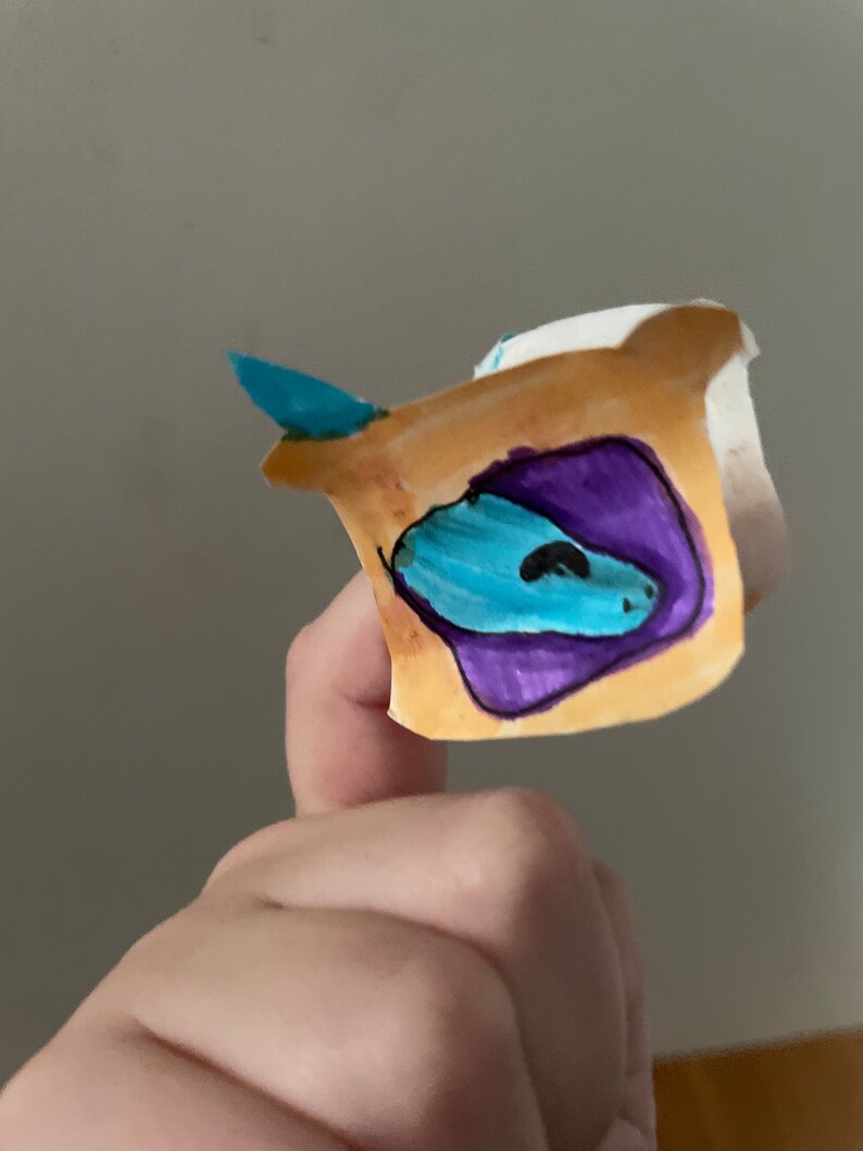 BABY Paper Finger Puppet Dragons!! - Etsy