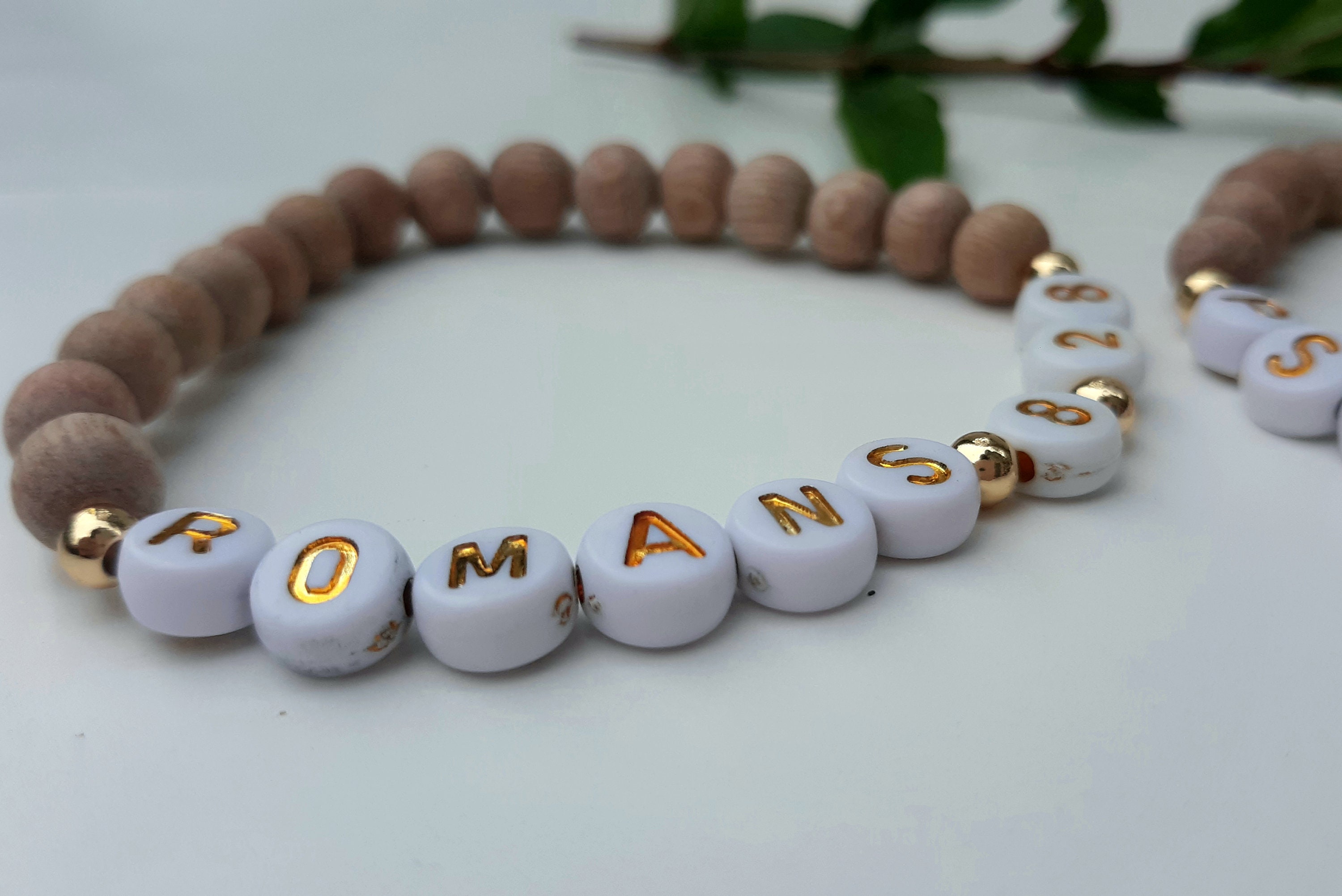 Custom Rosewood Bead Bible Verse Bracelets Christian Essential Oil ...