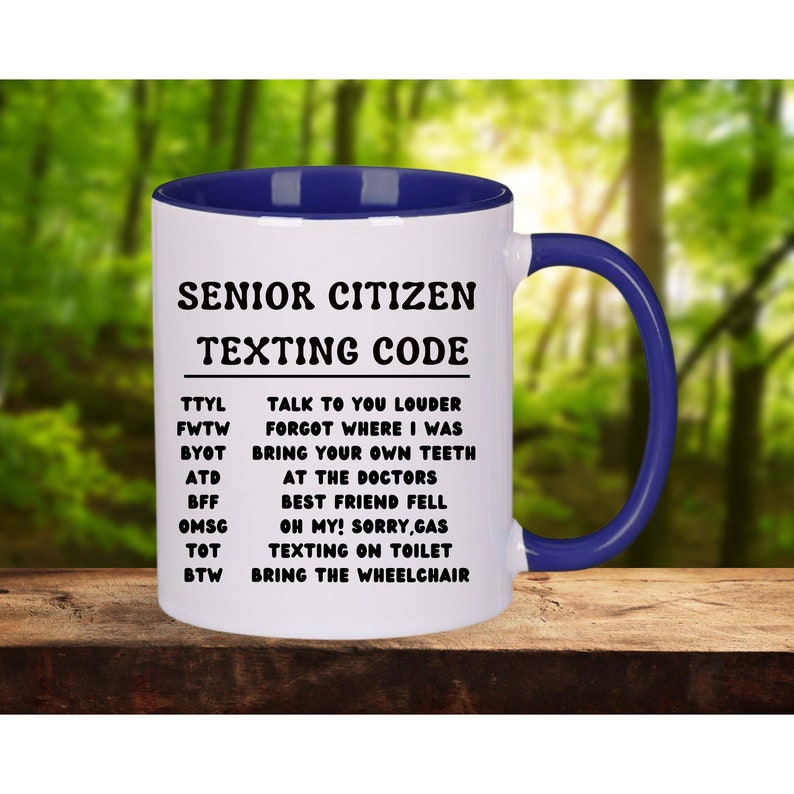 Sarcastic Senior Citizen Mug ,funny Grandparents Gifts, Senior Citizen ...