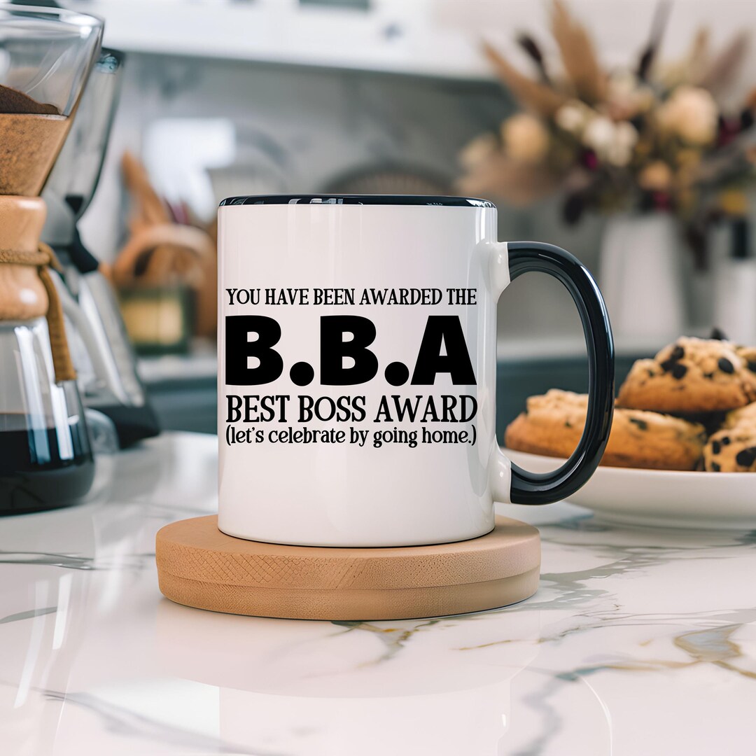 Funny Office Mug Gift for Best Boss Award Mug Sarcastic Gift for Co ...