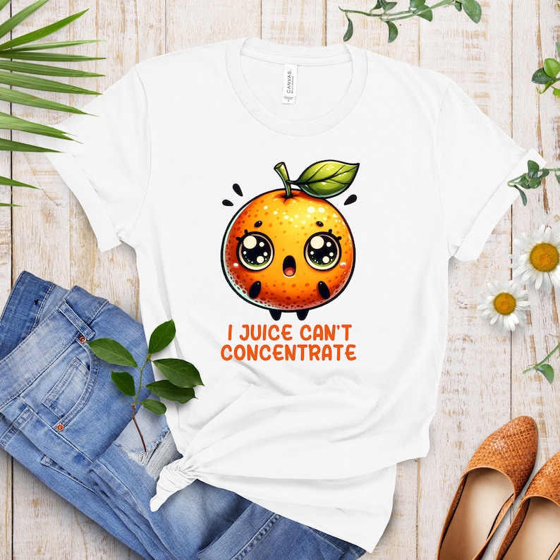 I Juice Can't Concentrate Funny Shirt ADHD Shirt Humor Funny Novelty T ...