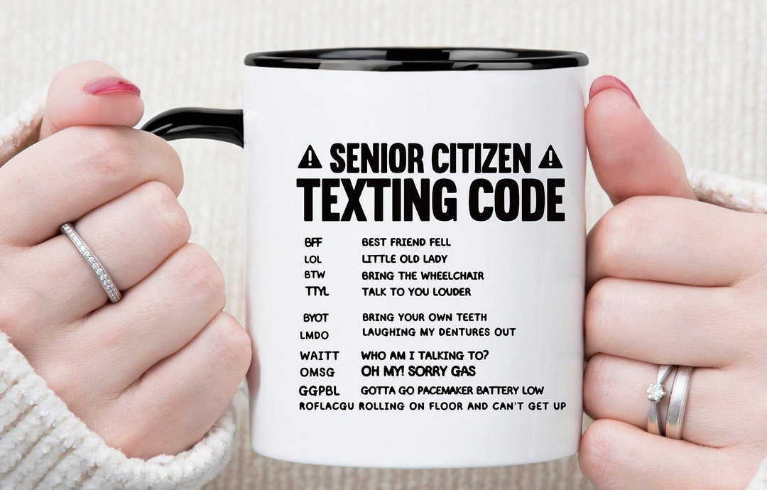 Sarcastic Senior Citizen Mug Funny Mug for Grandparents Gifts for ...