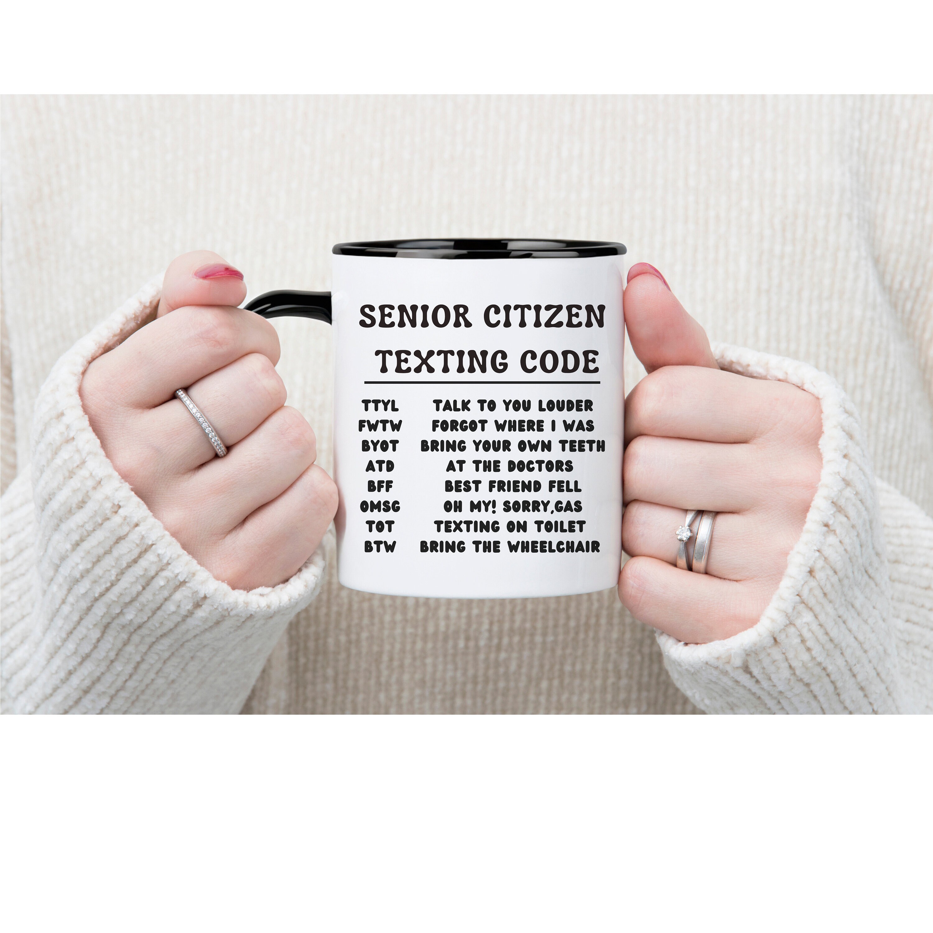 Sarcastic Senior Citizen Mug ,funny Grandparents Gifts, Senior Citizen ...