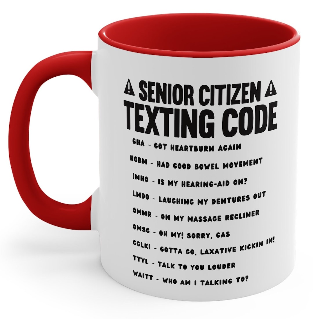 Sarcastic Senior Citizen Mug ,funny Grandparents Gifts, Senior Citizen ...