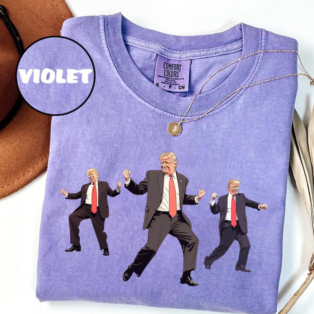 Trump Shirt Comfort Colors Trump Dancing Tee for Christmas Trump ...