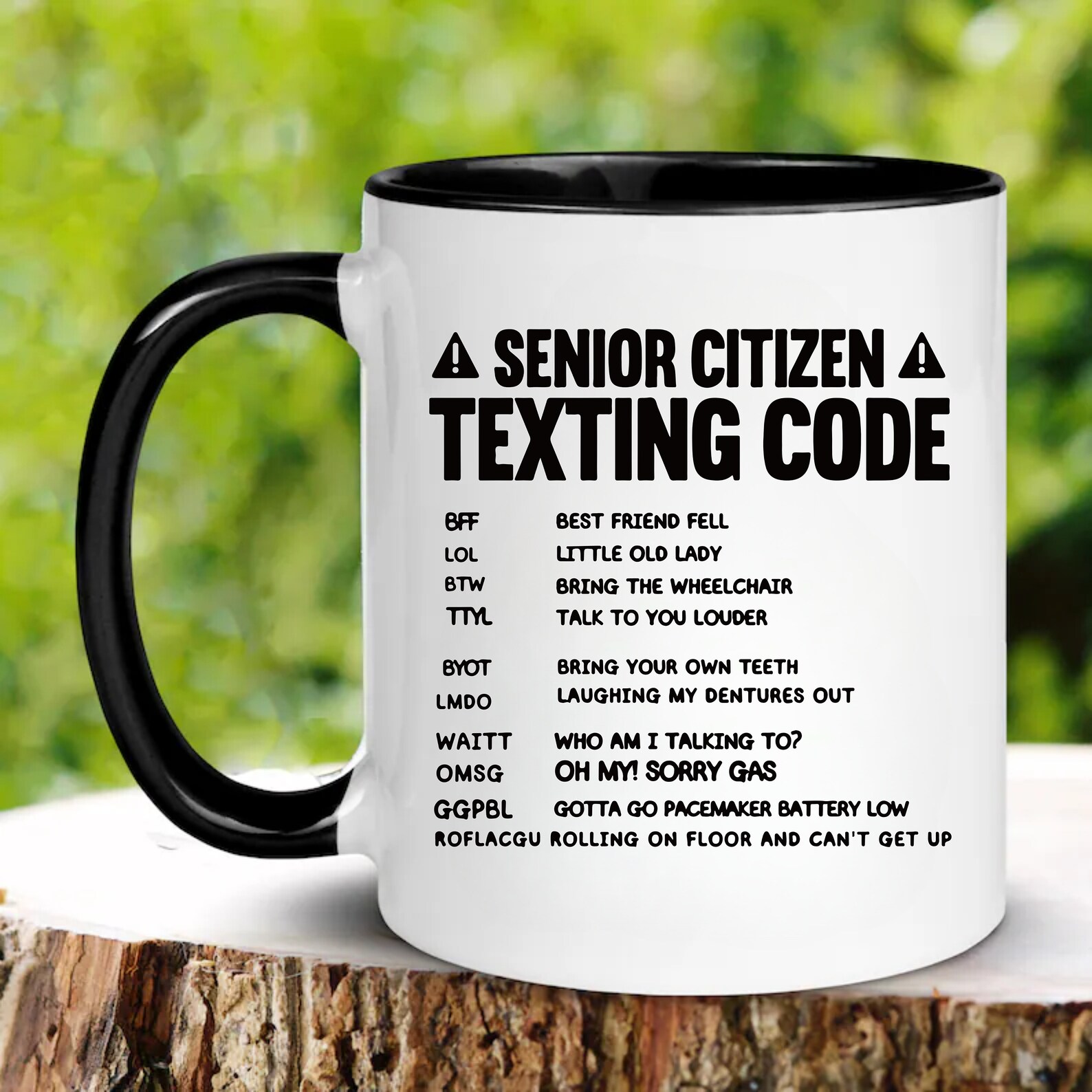 Sarcastic Senior Citizen Mug ,funny Grandparents Gifts, Senior Citizen ...