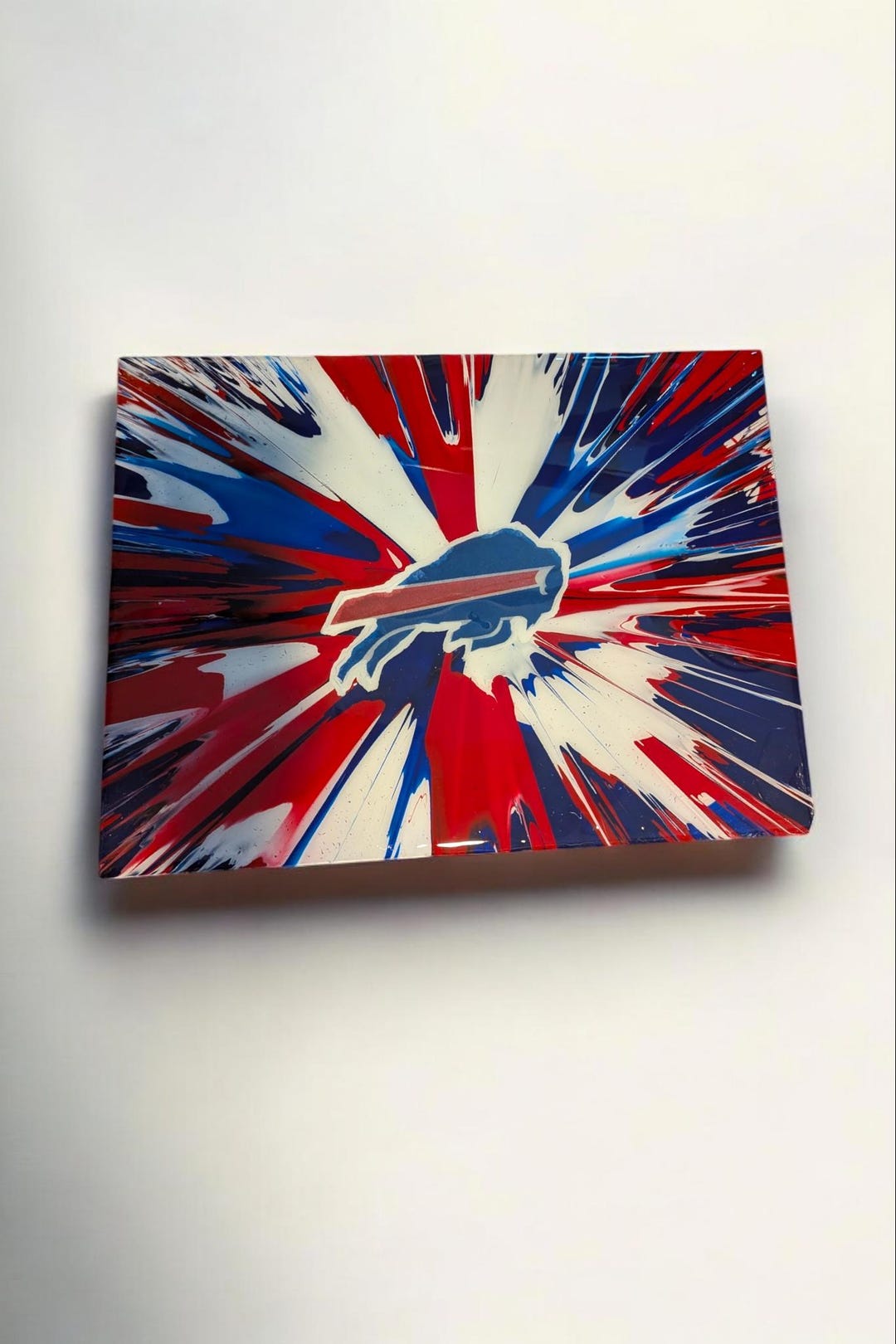 Buffalo Bills Spin Painting Wall Art Decor - Etsy