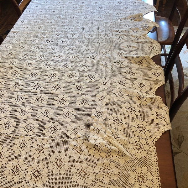 Crocheted Bedspread - Etsy