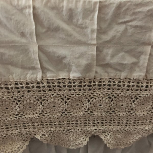 Lace Dust Ruffle - Etsy