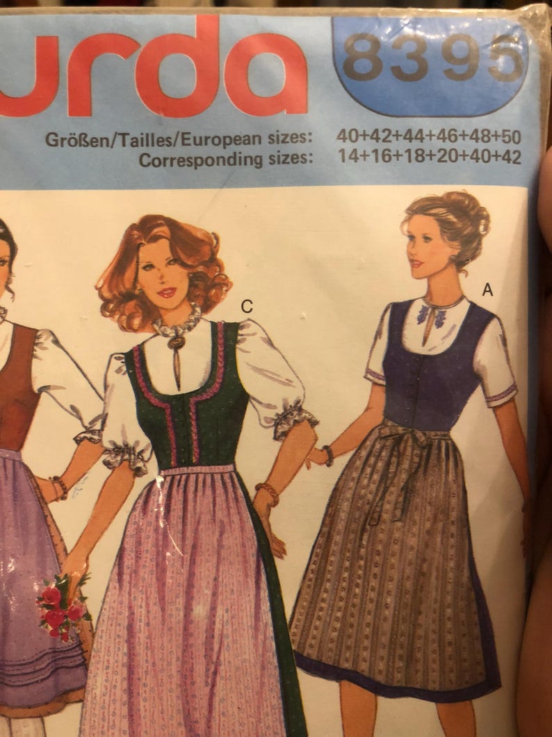 Burda Sewing Pattern 8395 German | Sizes 40 to 50 - Etsy