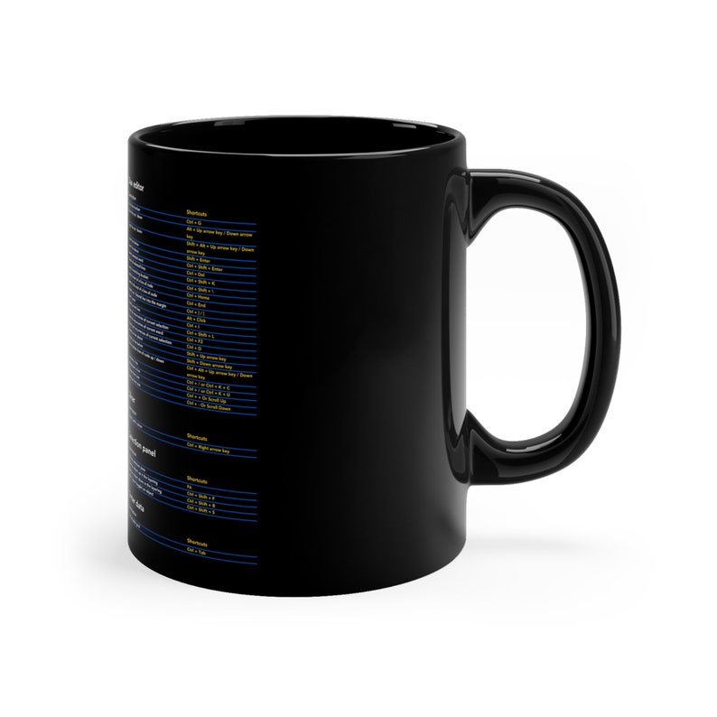 Powerbi Keyboard Shortcuts Mug Powerbi Coworker Gifts - Etsy