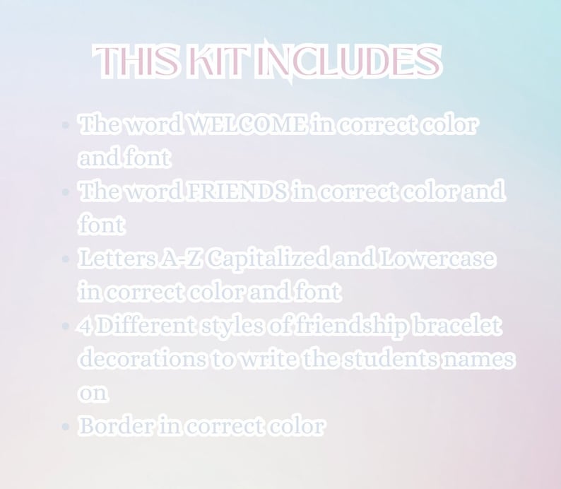 Cute Classroom Bulletin Board Kit Cute Bulletin Board Theme Aesthetic ...