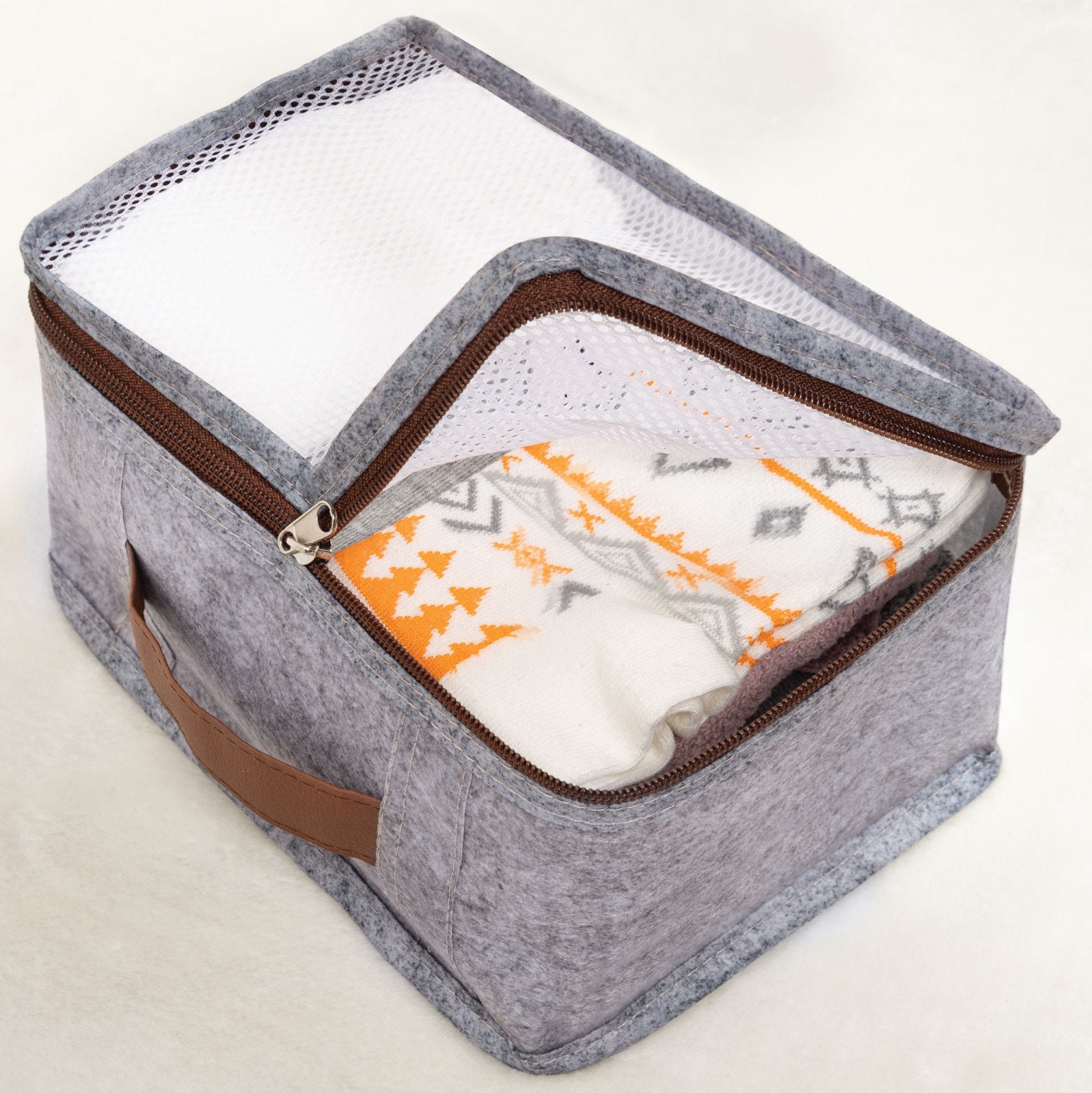 Suitcase Organizer Felt, Luggage Sets for Women, Clothing Storage Box ...