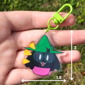 Ralsei Emote Keychain / / 2 Inch - Etsy