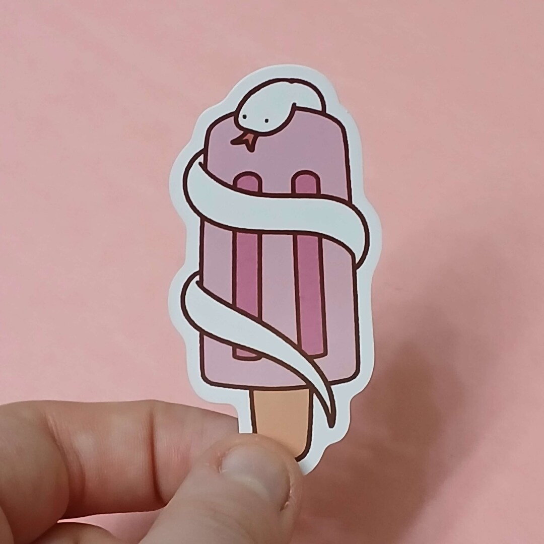 Popsicle Snake //2.5 Inch Matte Sticker - Etsy