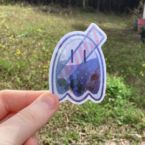 Boba Ghosts // 2.5 Inchholographic Stickers - Etsy
