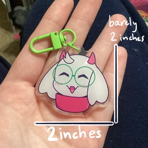 Chapter 2 Ralsei Emote Keychain / / 2 Inch - Etsy
