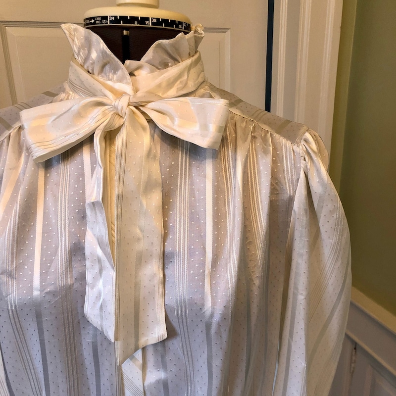 Vintage Ruffle Sleeve Blouse - Etsy