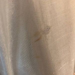 50s Ivory Silk Organza Short Sleeved Wedding Dress With Full Skirt ...