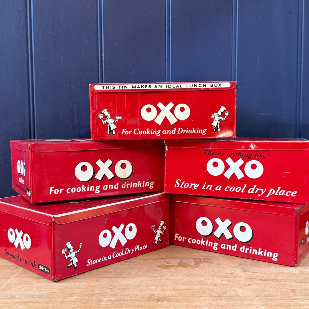Vintage Metal OXO Tins - Available Individually - Etsy