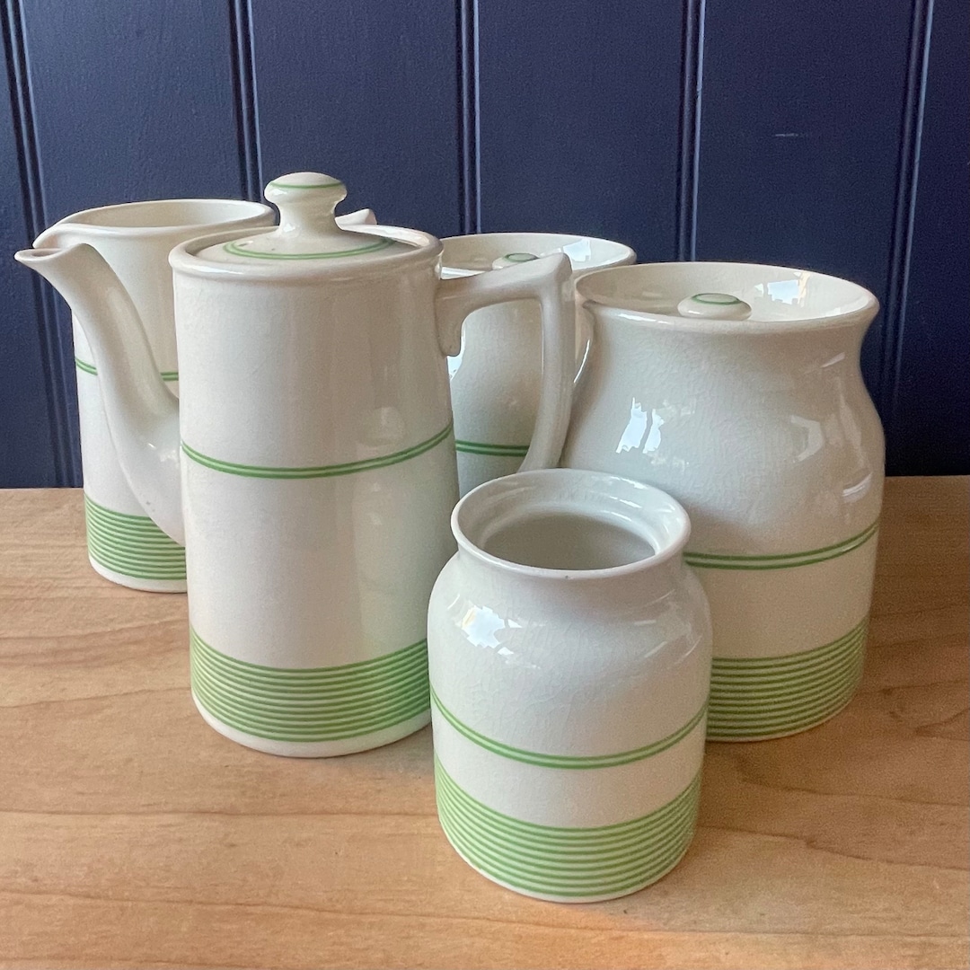 Sadler Vintage Kleen Kitchen Ware Storage Jars, Jug, Tea/coffee Pot ...