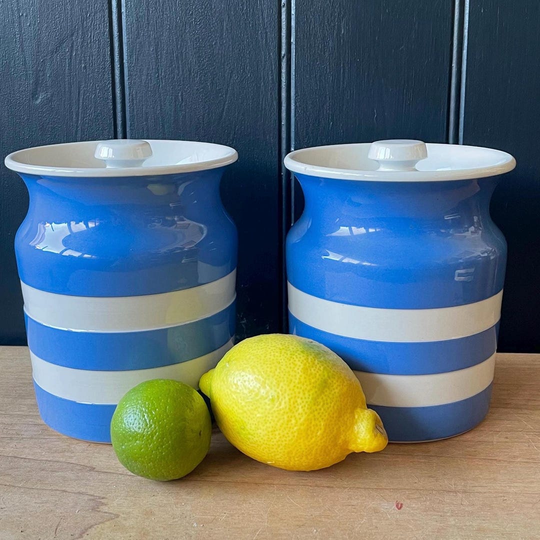 Vintage T G Green Cornish Kitchen Ware Ceramic Storage Jars | 1960s-70s ...