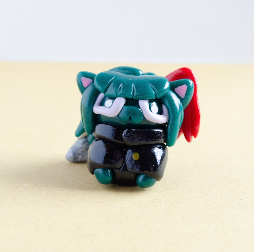 Handmade Polymer Clay Figurine - JJK Spear Kitty - Etsy