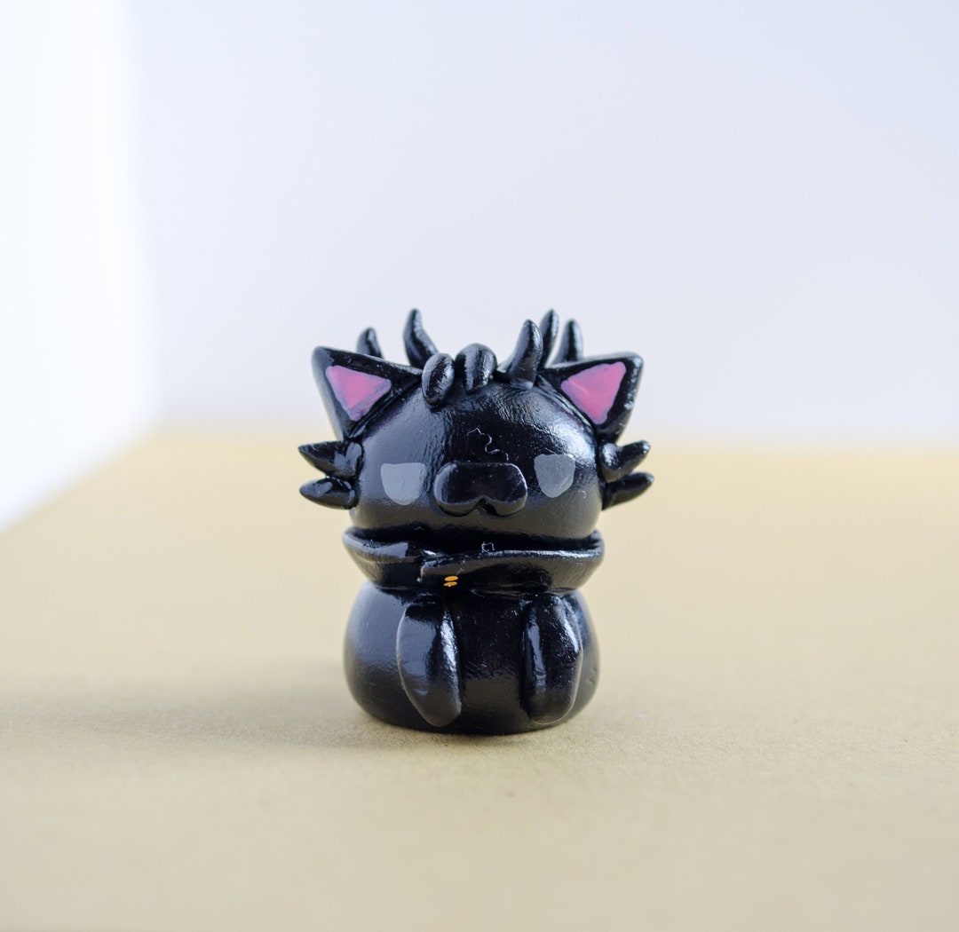 Handmade Polymer Clay Figurine - JJK Dog Master Kitty - Etsy