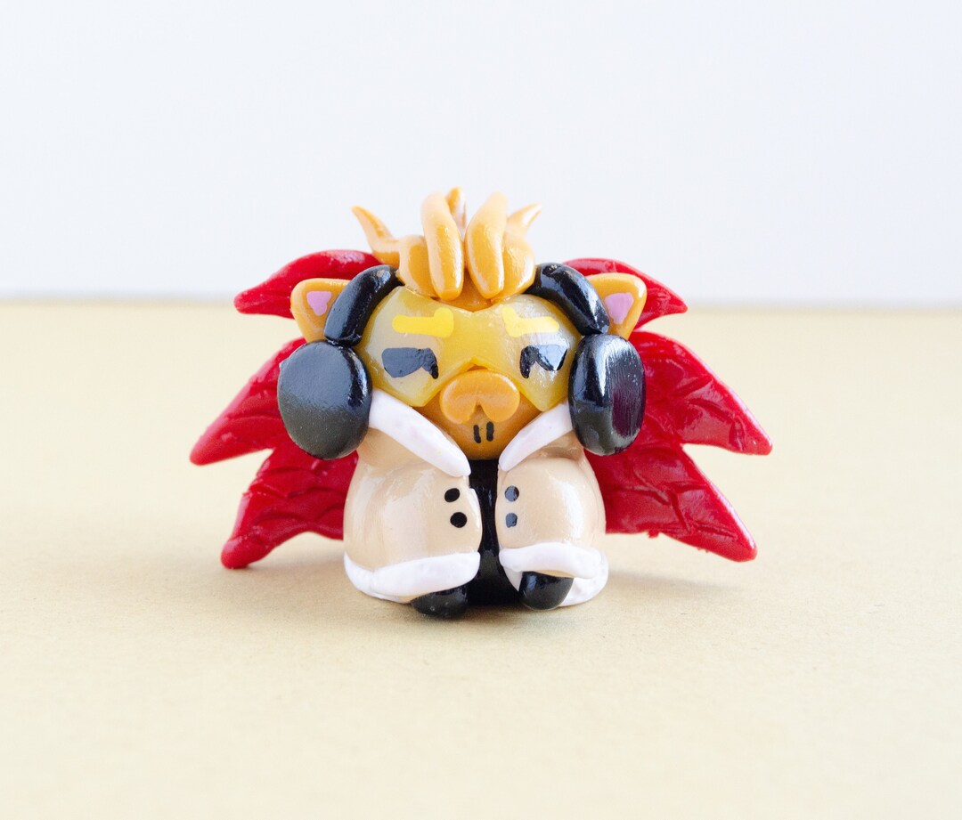 Handmade Polymer Clay Figurine MHA Winged Kitty - Etsy