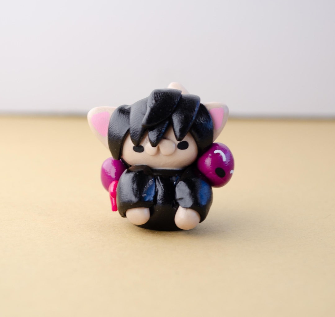 Handmade Polymer Clay Figurine - JJK Worm Kitty - Etsy