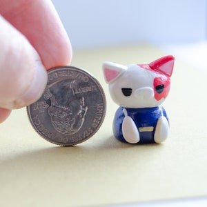 Handmade Polymer Clay Figurine - MHA Shiny Kitty - Etsy